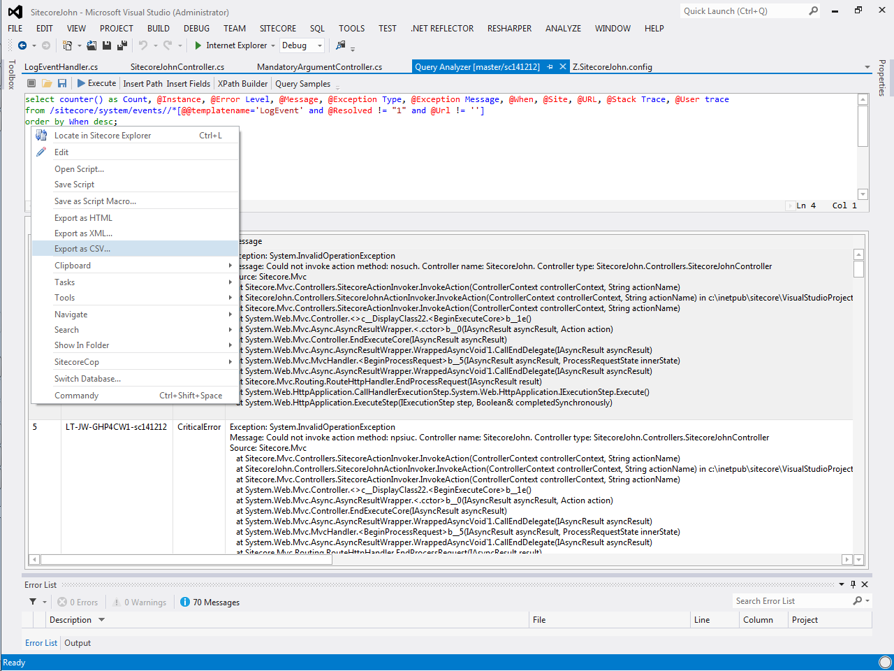 - Aggregate Error Log Entries from Multiple Instances of the Sitecore ...
